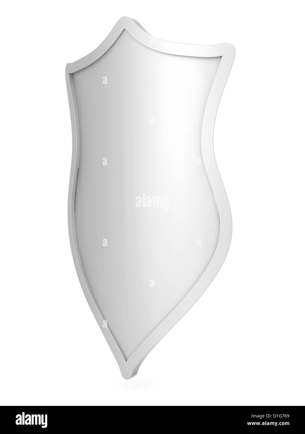 Blank Metal Shield Template