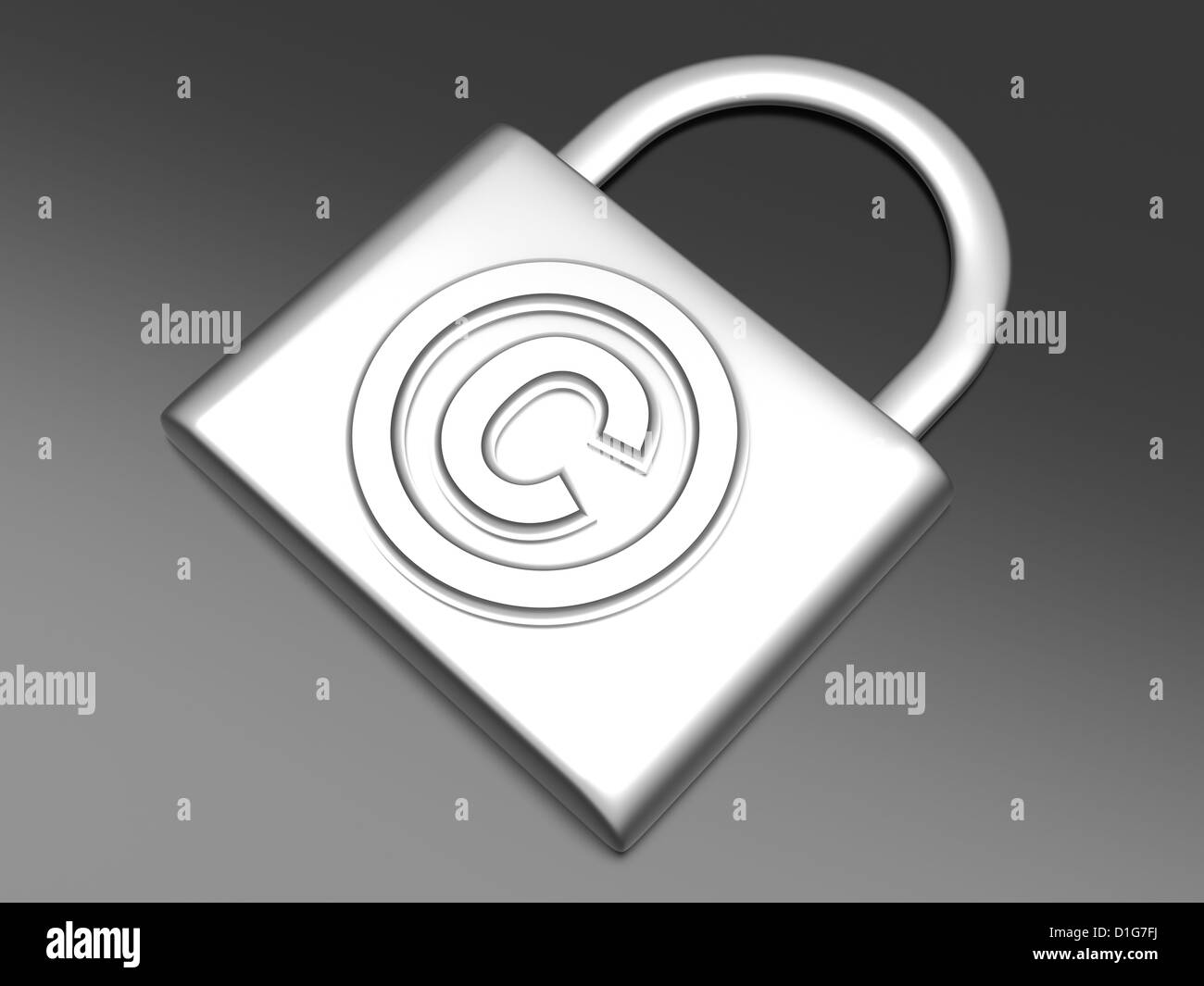 Copyright symbol. 3D rendered Illustration Stock Photo - Alamy