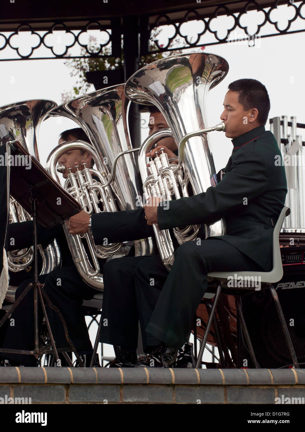 Three members regimental band brigade hi-res stock photography and ...