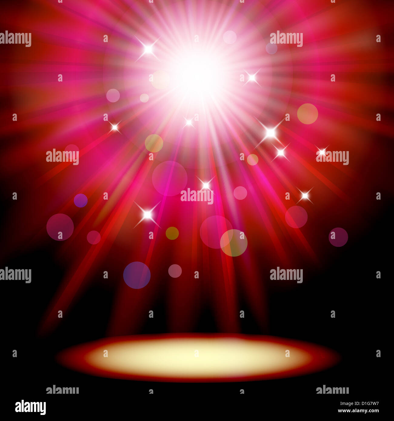 Background with red spotlight Stock Photo - Alamy