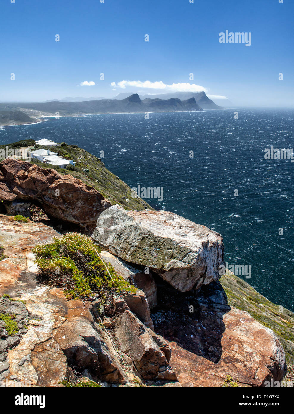 A view of the Atlantic Ocean - Cape Point, Table Mountain National Park ...