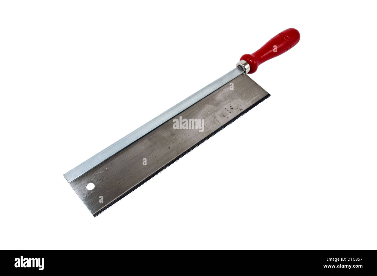 carpenter's saw isolated on a white background Stock Photo - Alamy