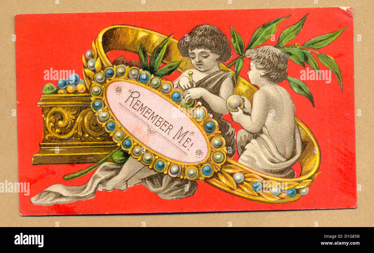 Louis prang card hi-res stock photography and images - Alamy