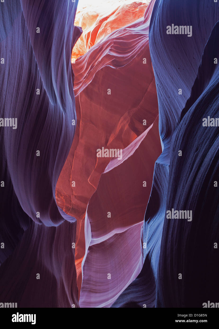 Lower Antelope Canyon, located within the LeChee Chapter of the Navajo ...