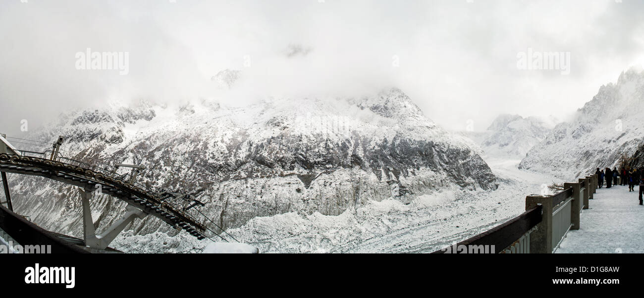 Chamonix panorama hi-res stock photography and images - Alamy