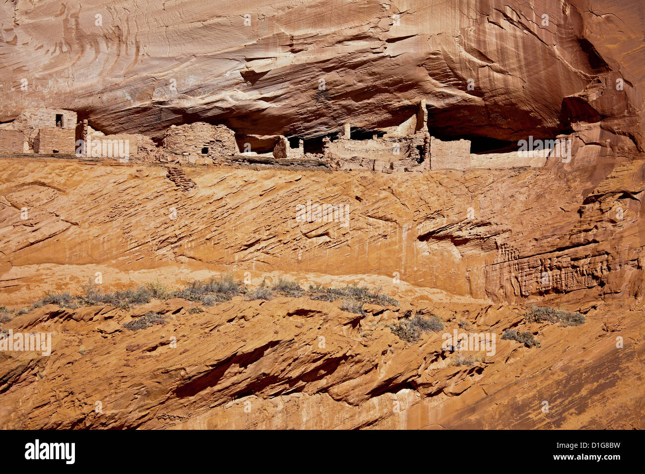 First Ruin, Canyon de Chelly. These well preserved Navajo ruins in the ...