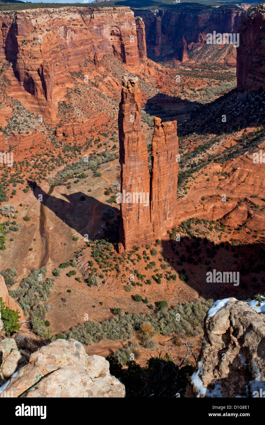 Spider rock in Canyon de Chelly, Arizona Stock Photo - Alamy