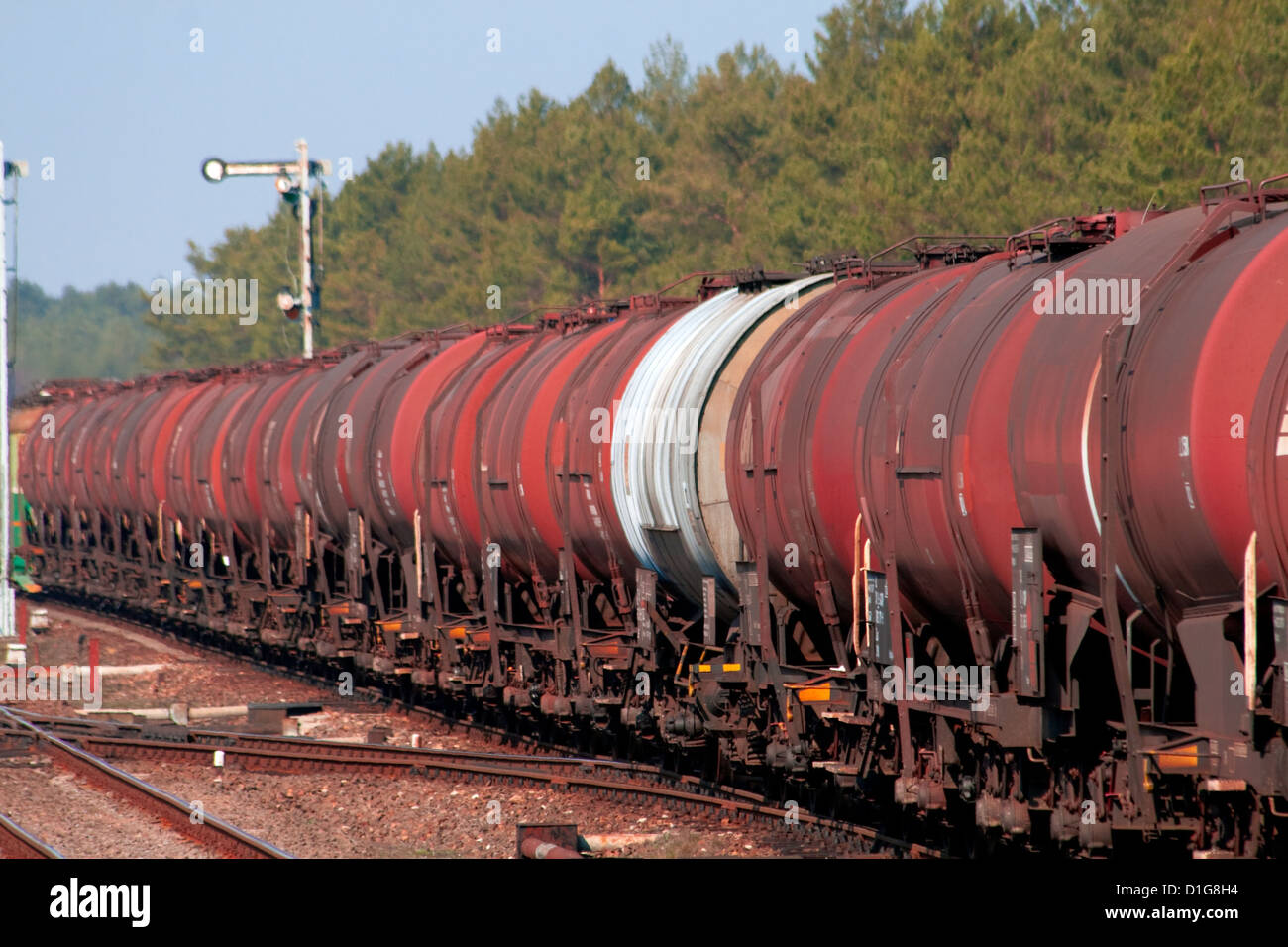 Train oil car hi-res stock photography and images - Alamy