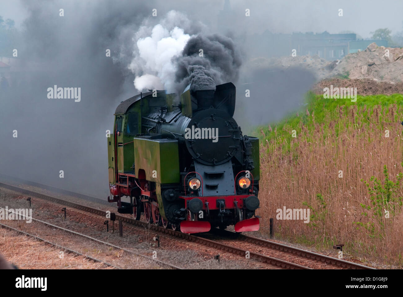 Steam locomotive parade Stock Photo - Alamy