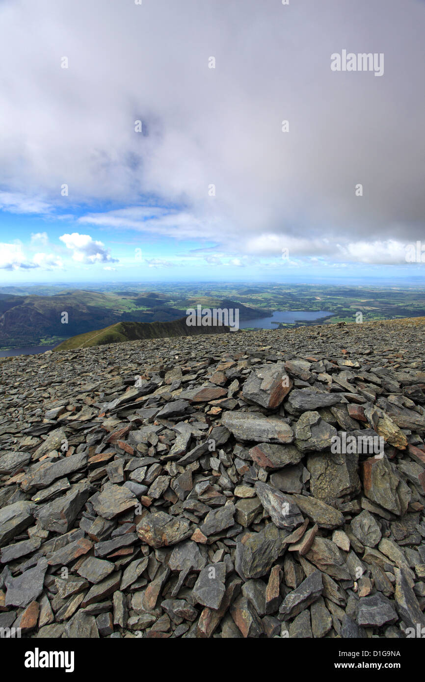Summit ridge of skiddaw little man fell hi-res stock photography and ...
