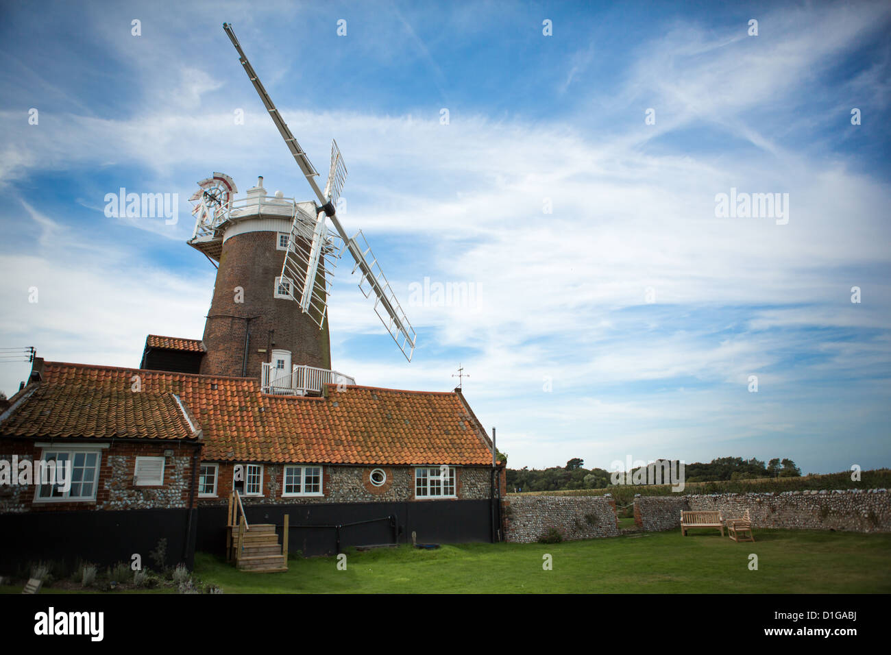 Cley Windmill exterior, a historic North Norfolk landmark, Cley-next ...