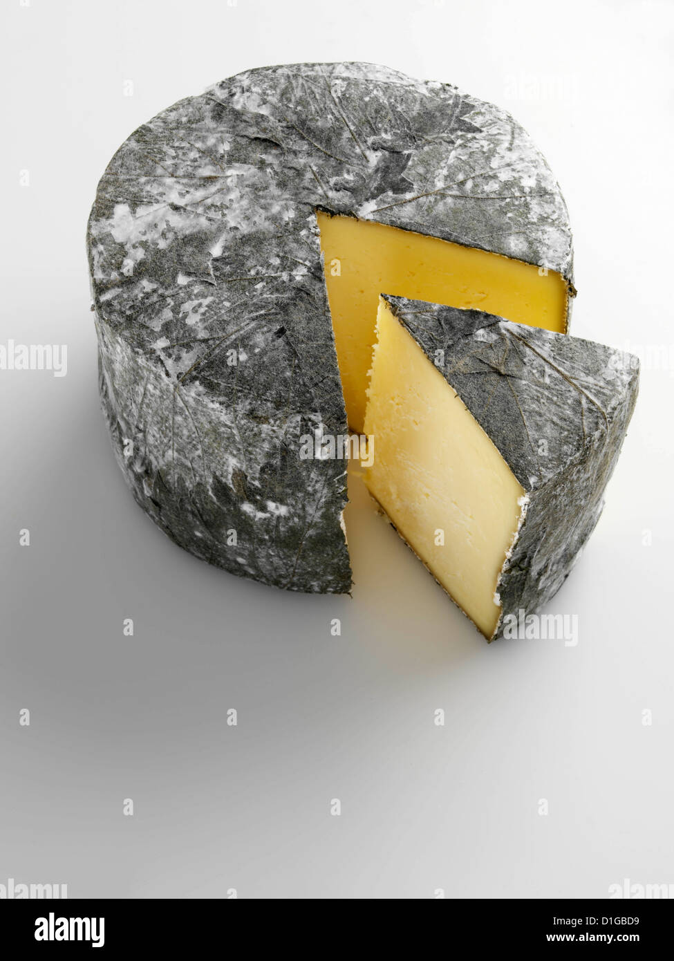 Cornish Yarg cheese Stock Photo - Alamy