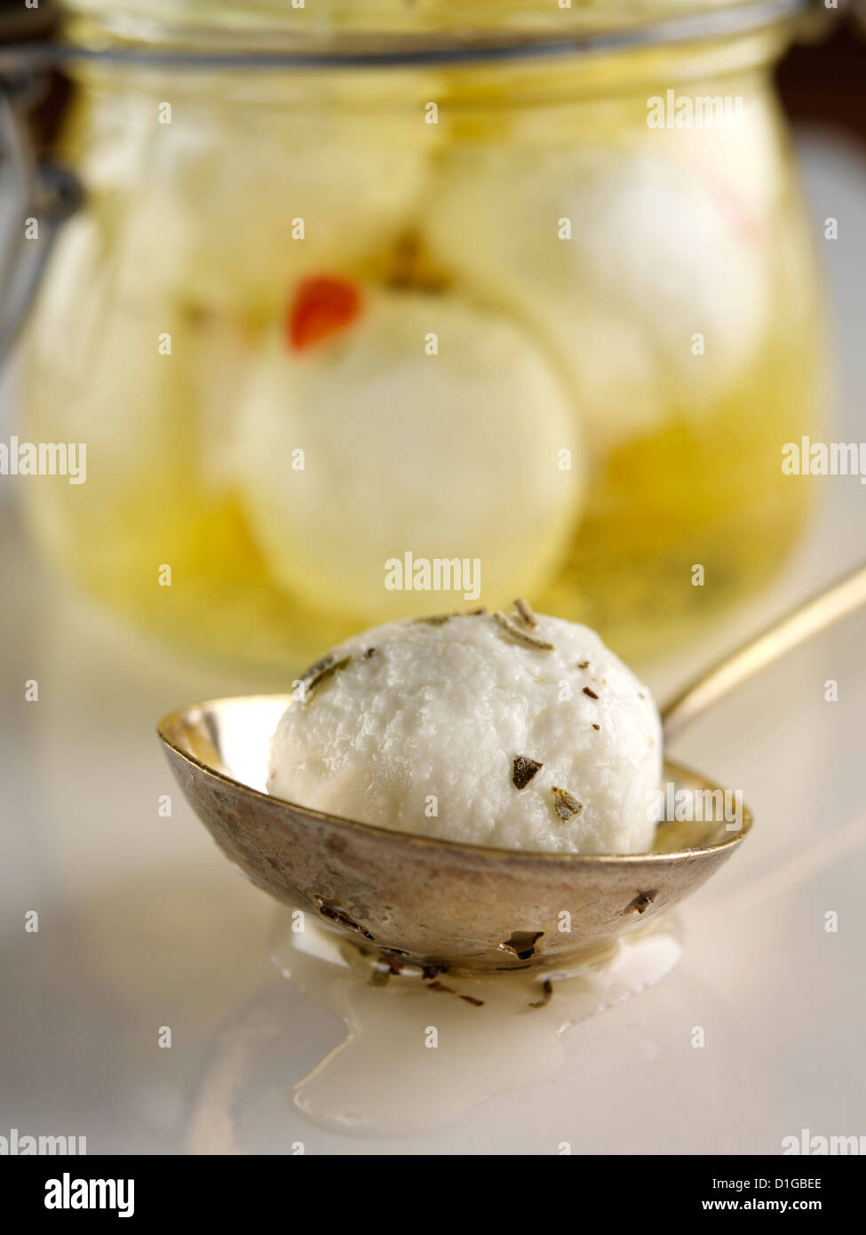 Boilie goats cheese Stock Photo - Alamy