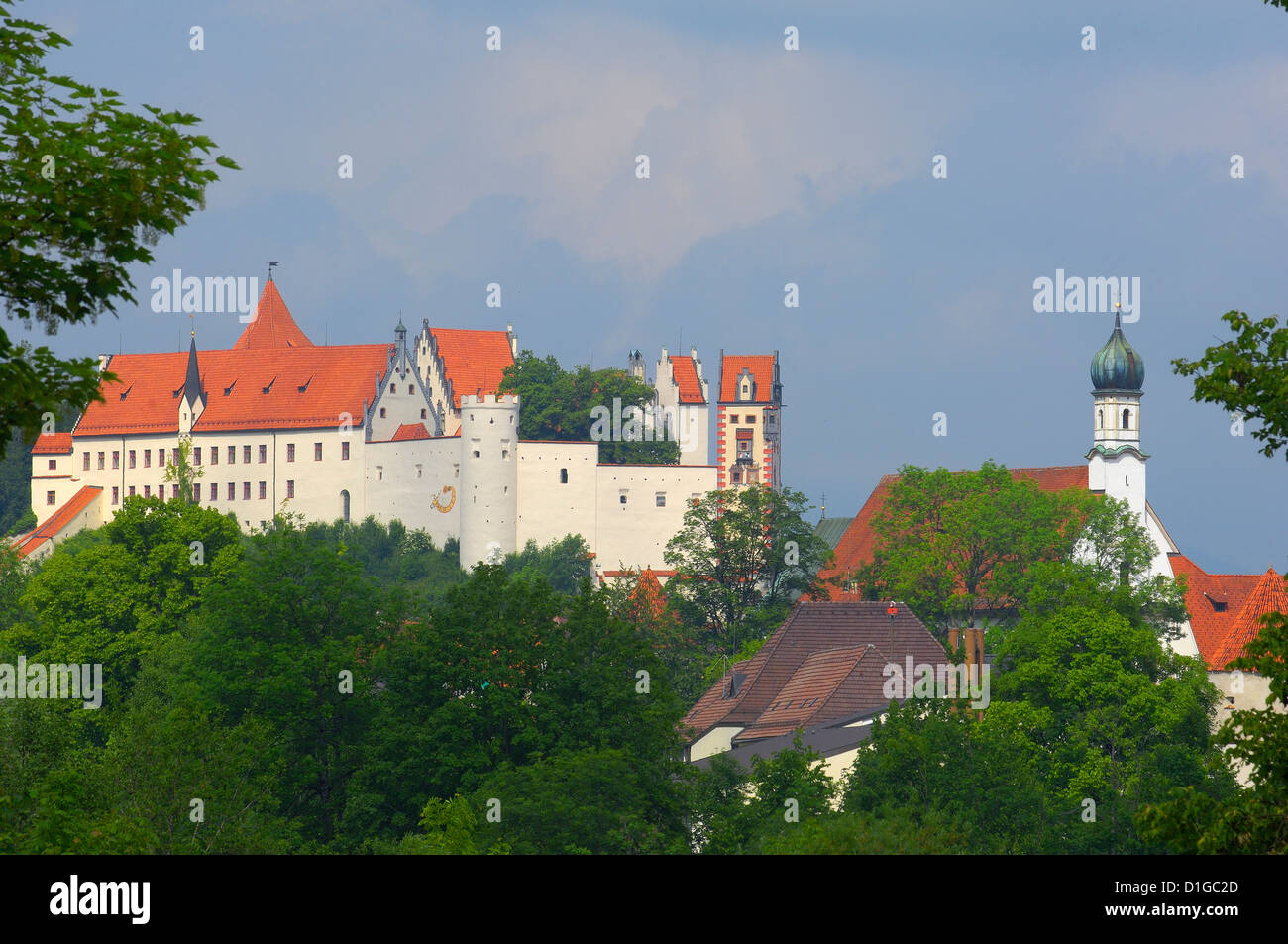 Fussen, Allgau, Romantische Strasse, Romantic Road, Bavaria, Germany ...
