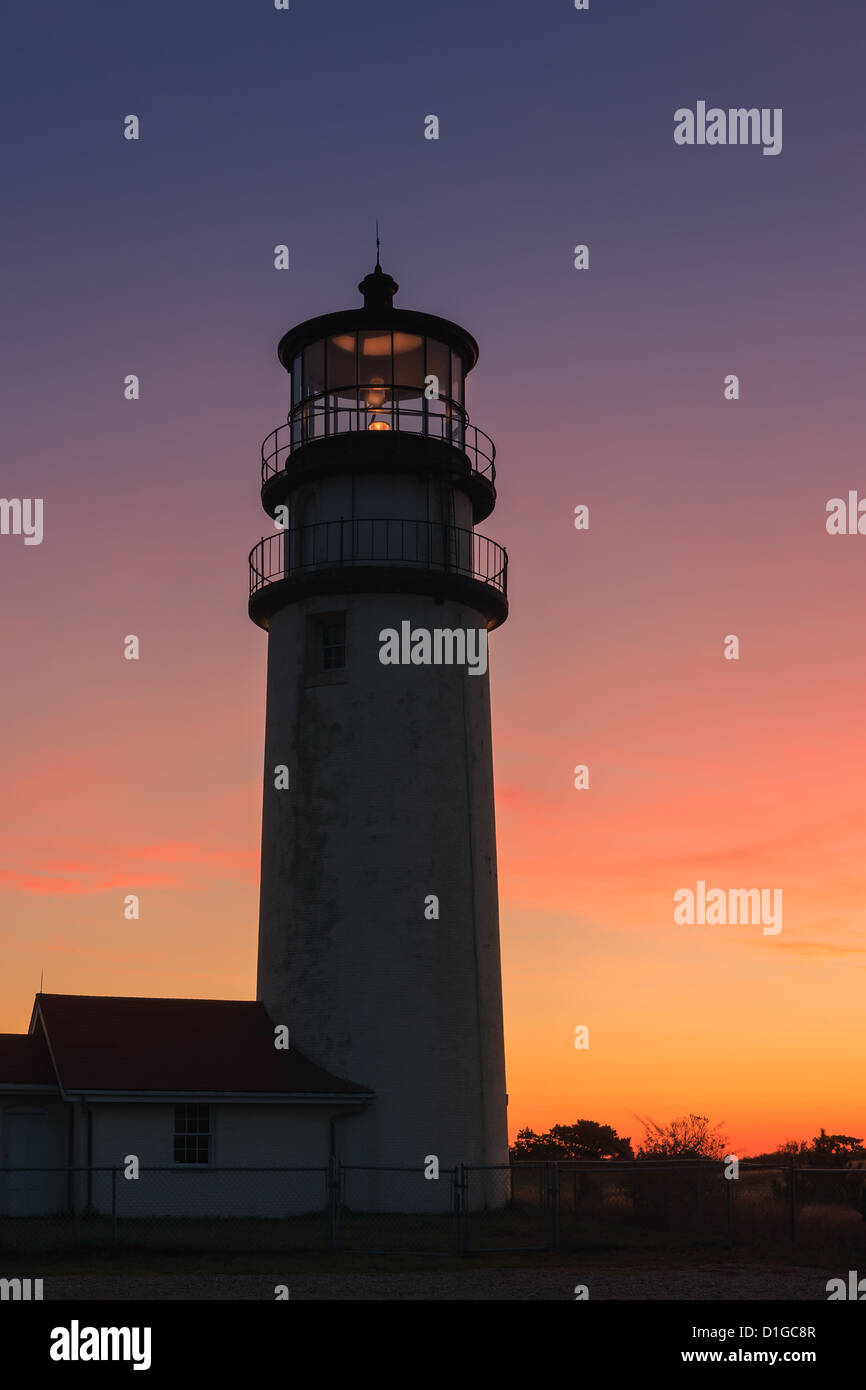 Cape Cod’s oldest lighthouse, Highland Light at Truro Stock Photo - Alamy