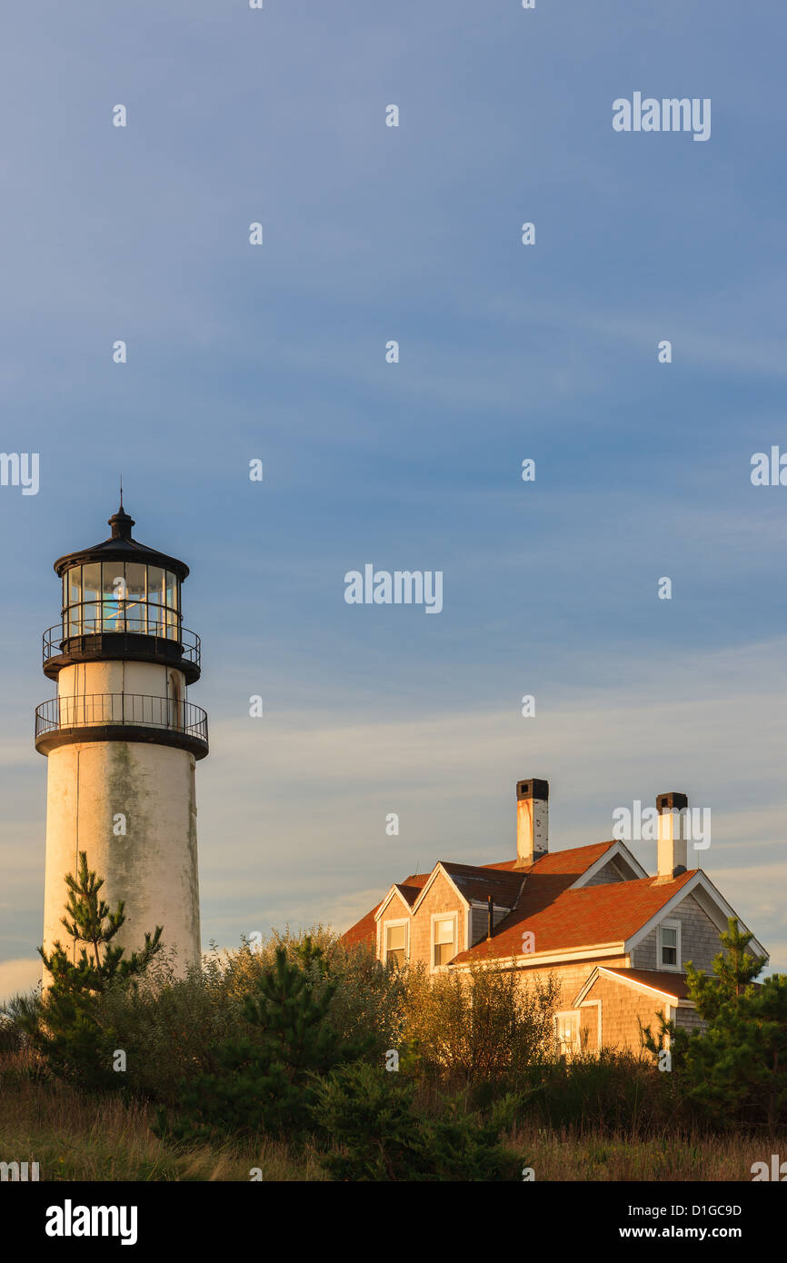 Cape Cod’s oldest lighthouse, Highland Light at Truro Stock Photo - Alamy