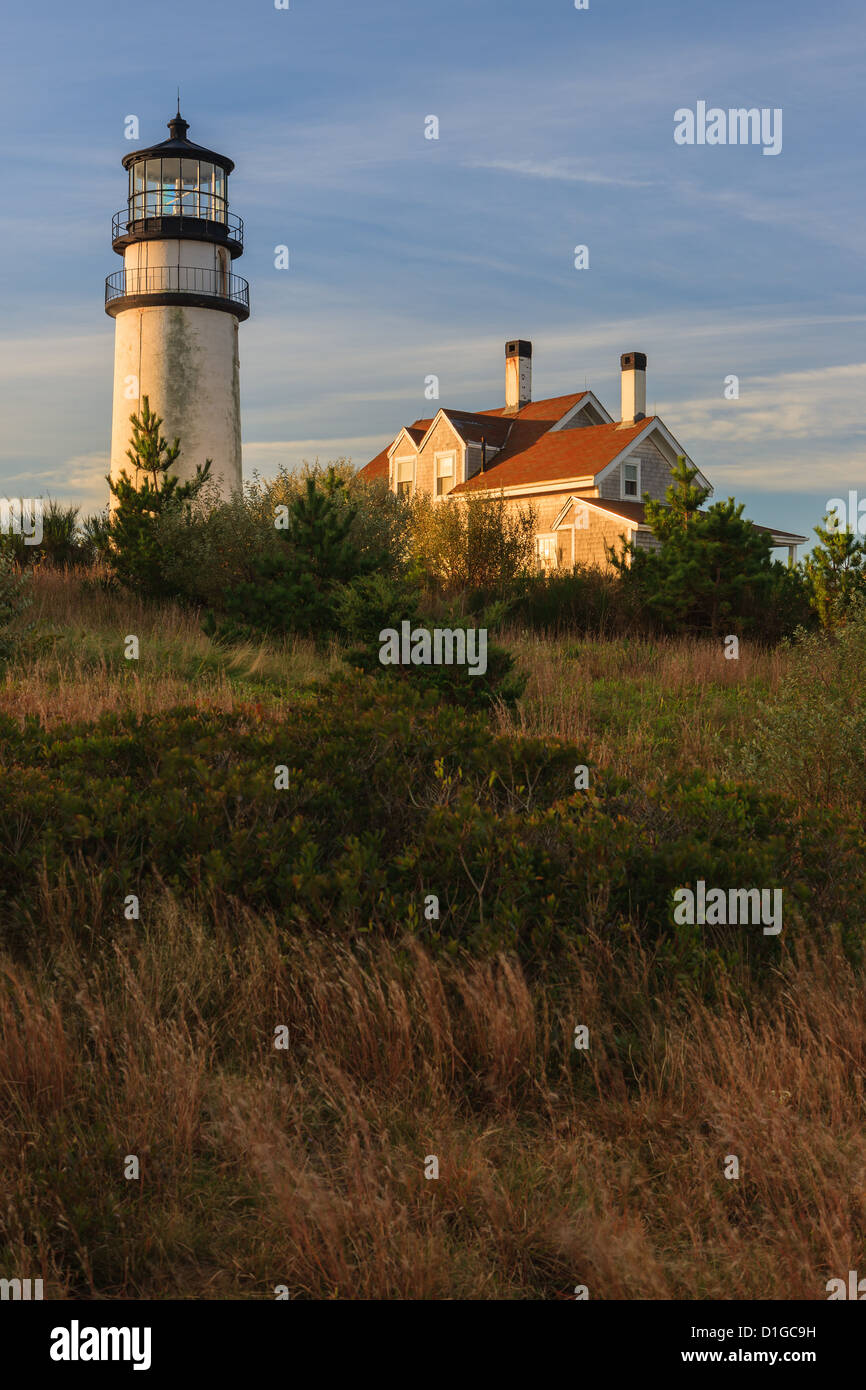 Cape Cod’s oldest lighthouse, Highland Light at Truro Stock Photo - Alamy