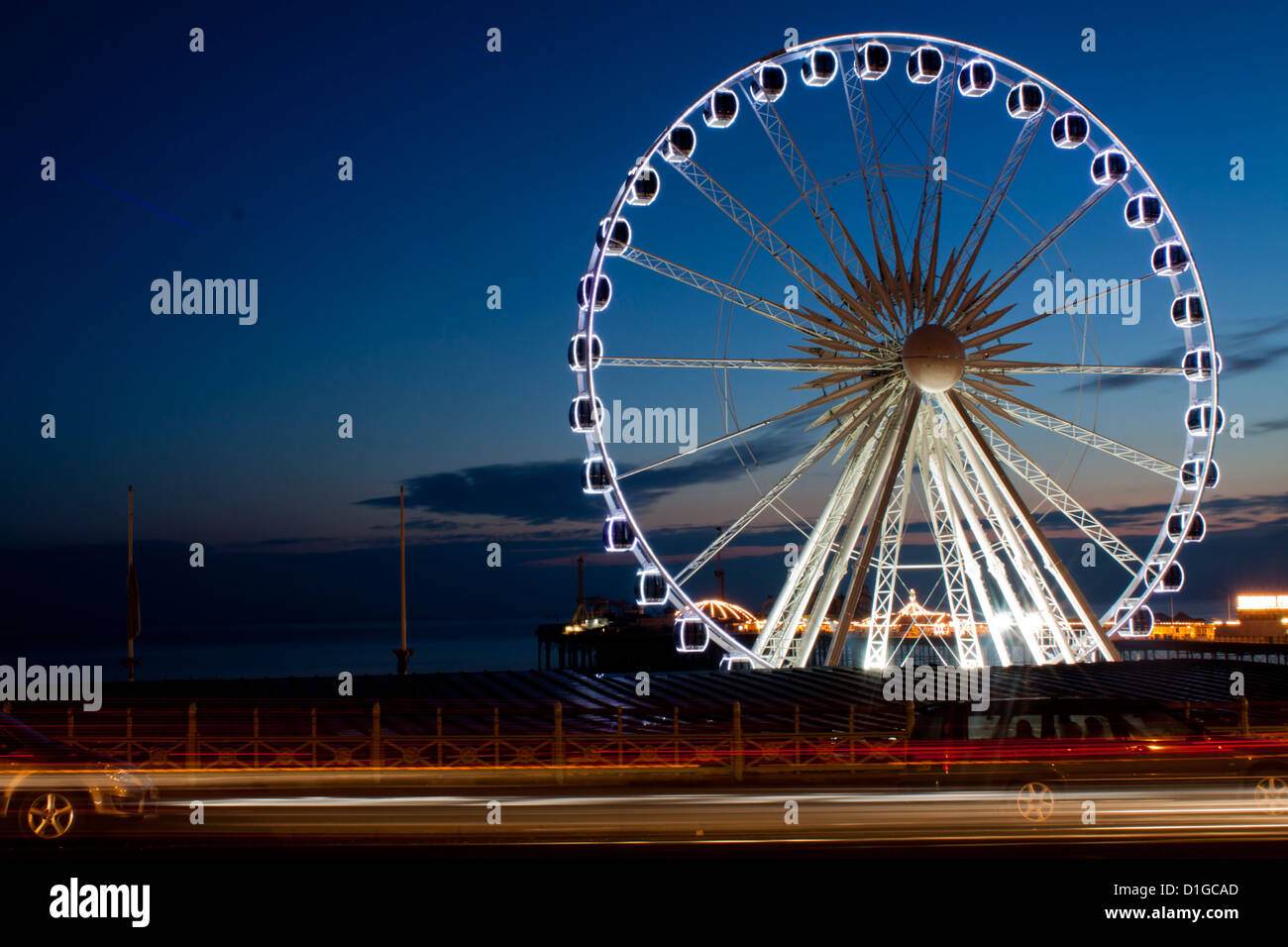 Brighton palace pier night hi-res stock photography and images - Alamy
