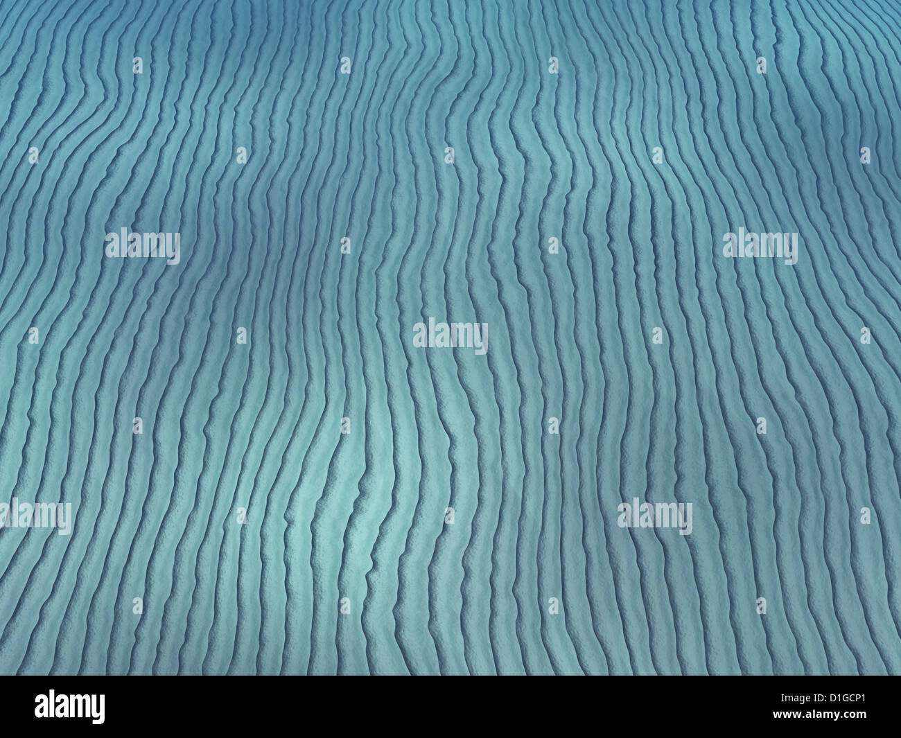 The bottom of the seabed with sand ripples and ridges Stock Photo - Alamy