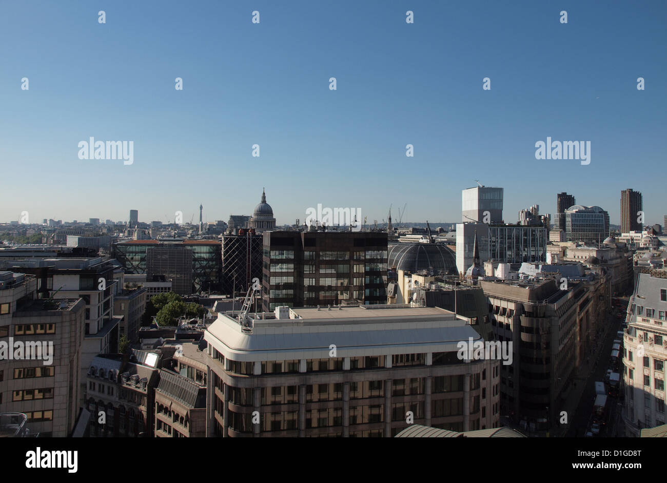 View of the town of London in England UK Stock Photo - Alamy