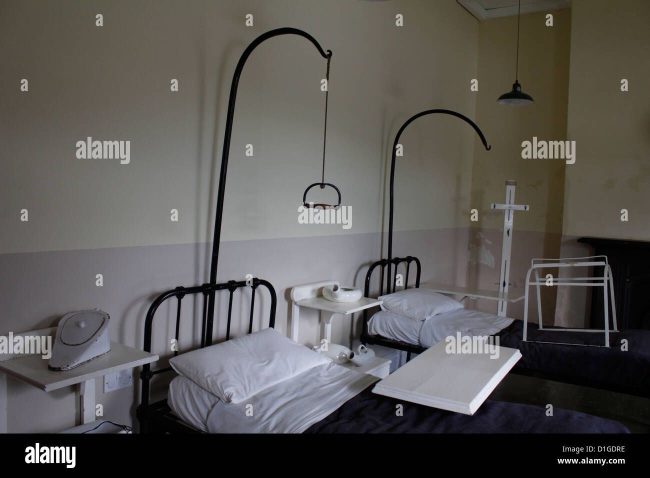 inside the dinorwic quarry hospital museum, llanberis, wales, great ...