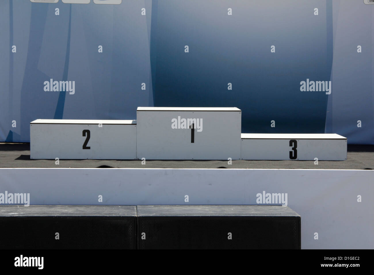 Winners podium hi-res stock photography and images - Alamy