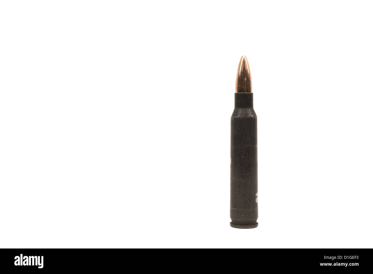 bullets isolated on a white background. Gun control bullets Stock Photo ...