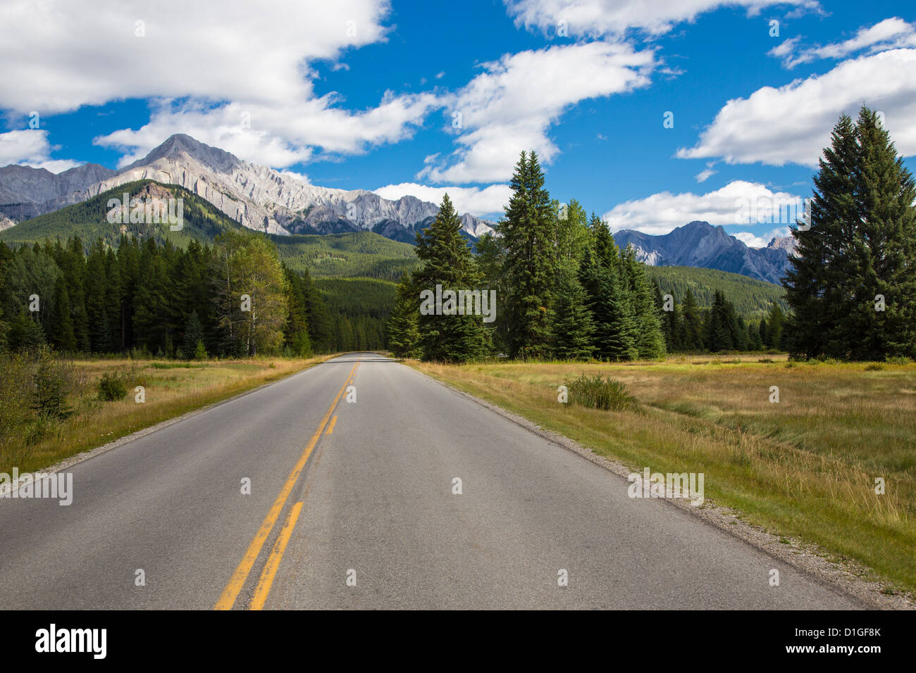 Bow Valley Parkway in Banff National Park in Alberta Canada Stock Photo ...