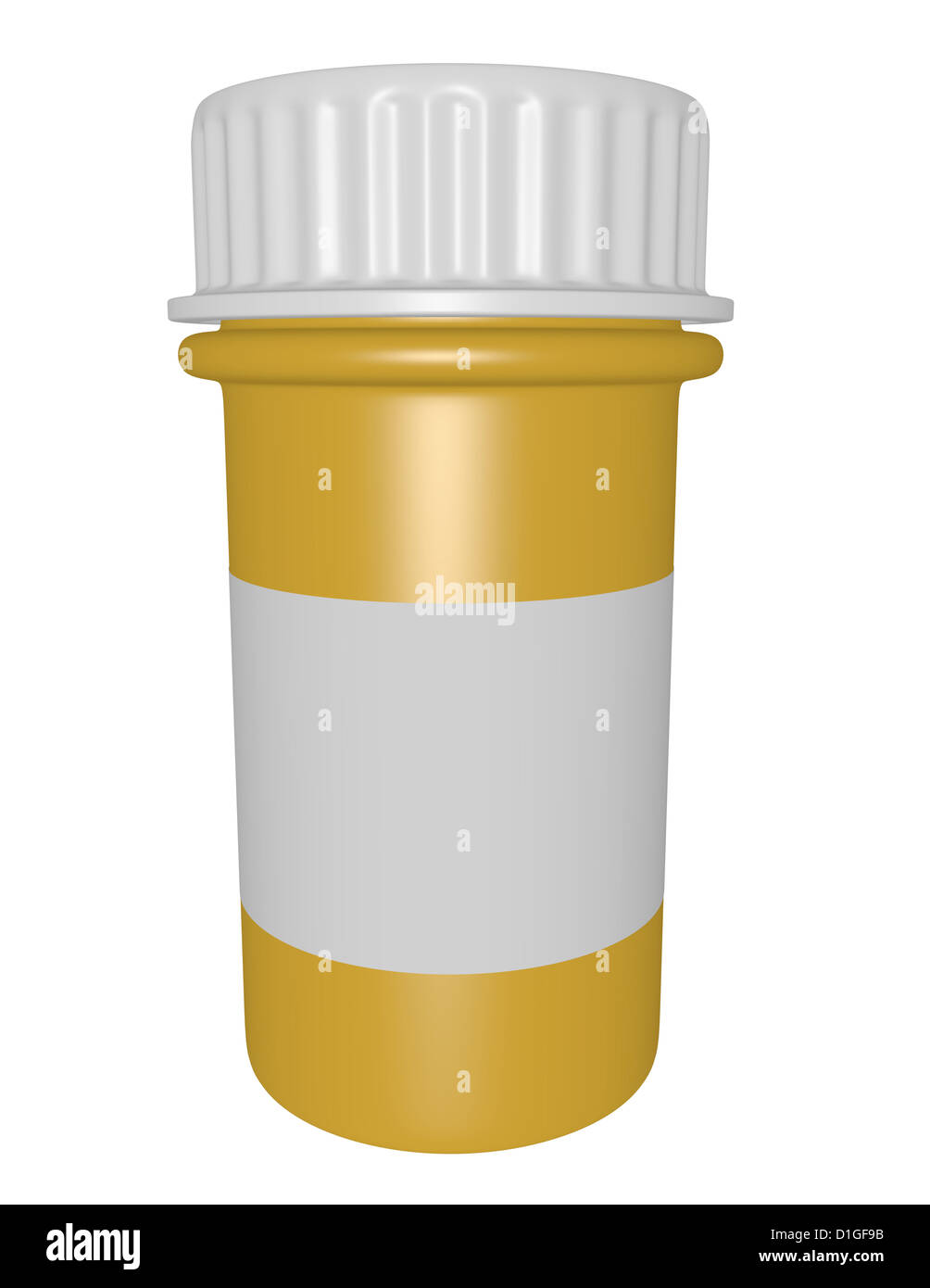 3d Render of a Pill Bottle Stock Photo - Alamy