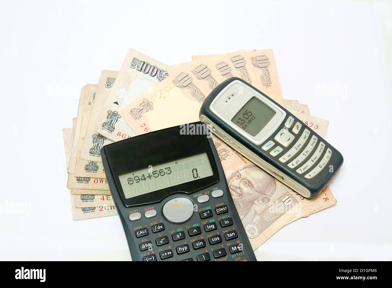 Mobile calculator hi-res stock photography and images - Alamy