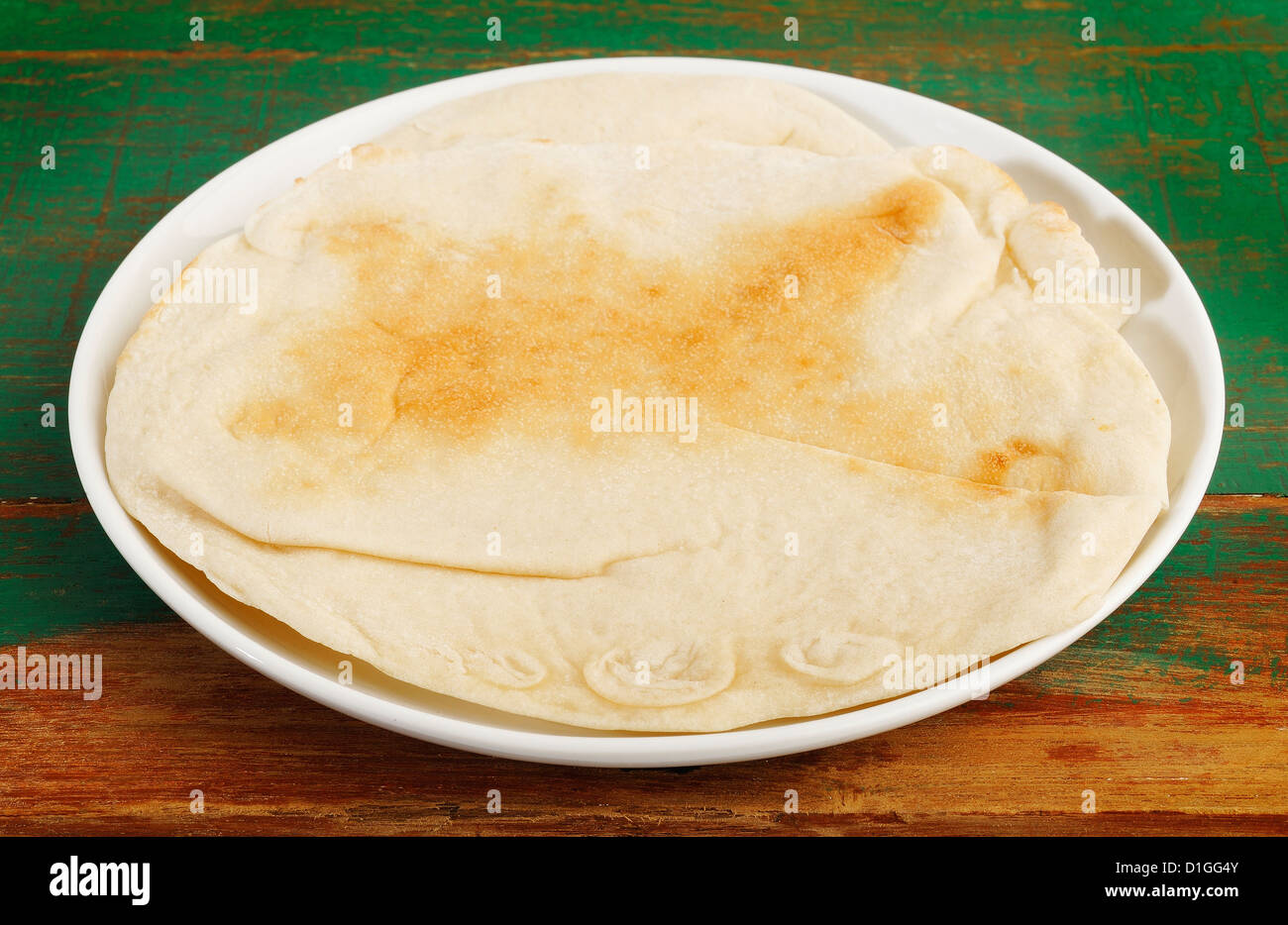 Arabian Lebanese Bread Stock Photo - Alamy