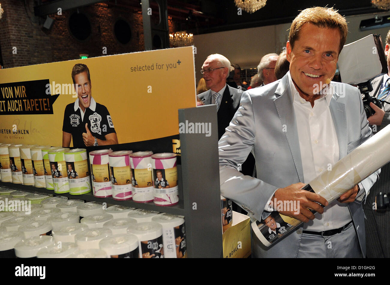 German musician Dieter Bohlen poses for pictures as he presents his ...