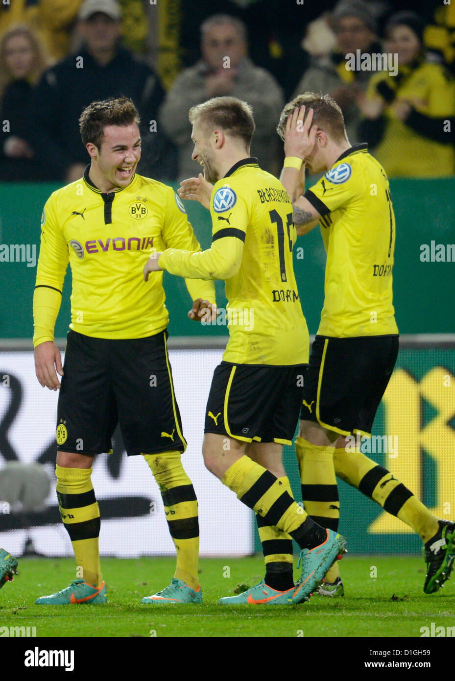 Marco Reus And Mario Gotze Celebration