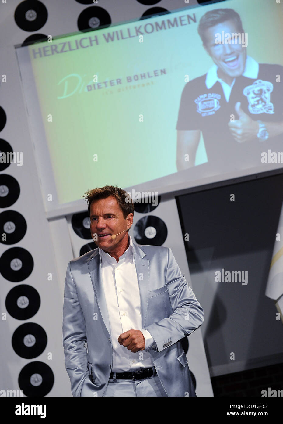 German musician Dieter Bohlen poses for pictures as he presents his ...