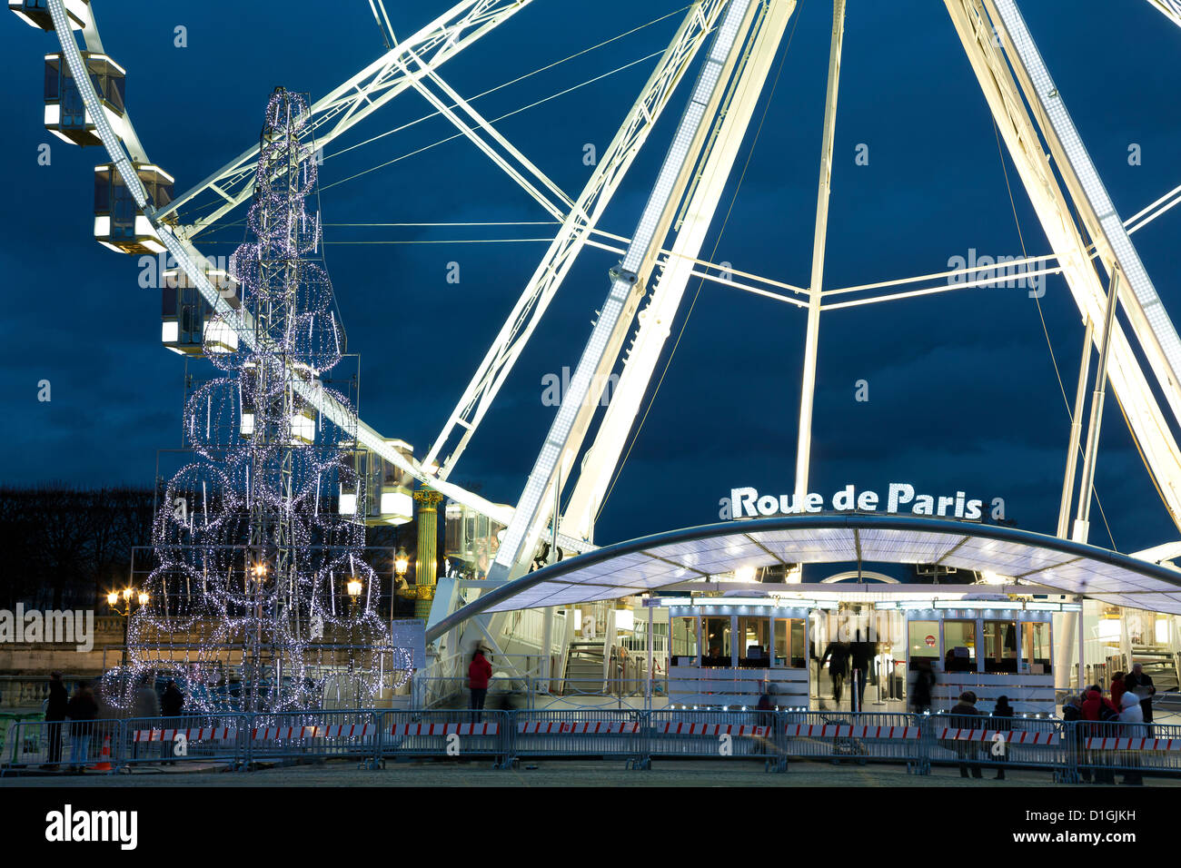 Grand wheel, Paris, France Stock Photo - Alamy