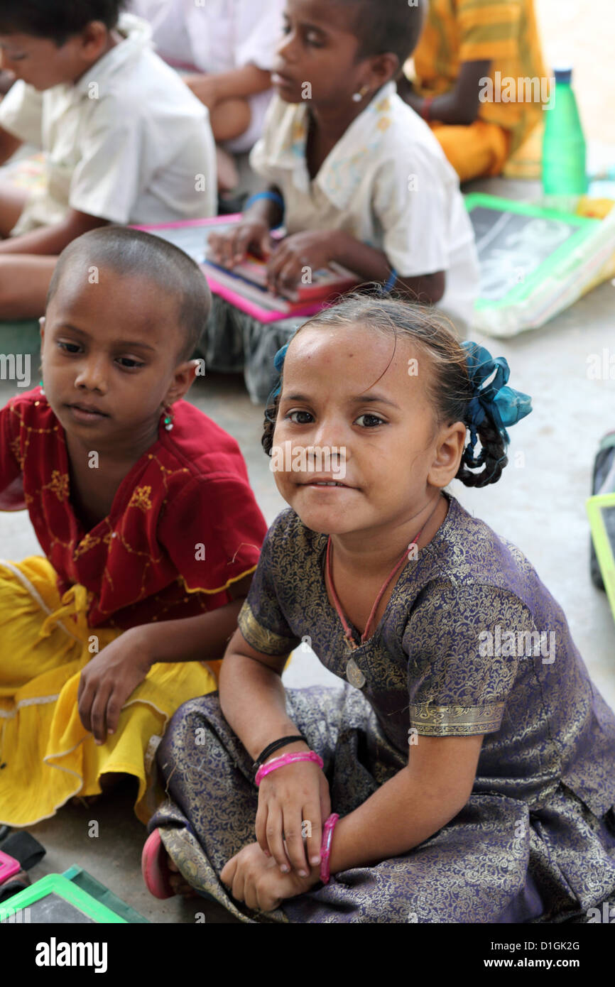 Vijayawada, India, girls in education Stock Photo - Alamy