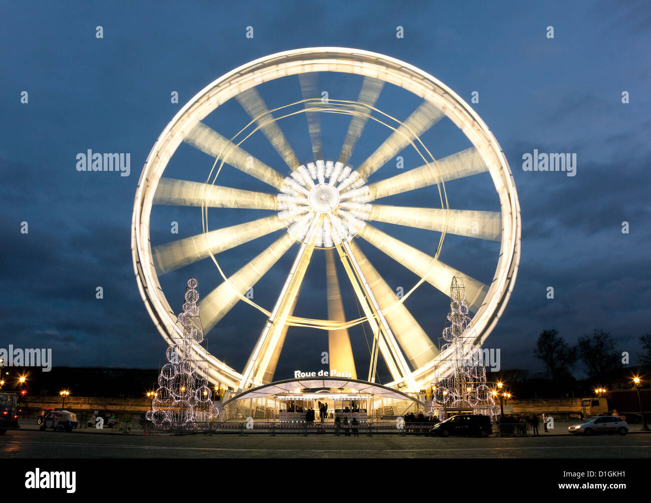 Grand wheel, Paris, France Stock Photo - Alamy