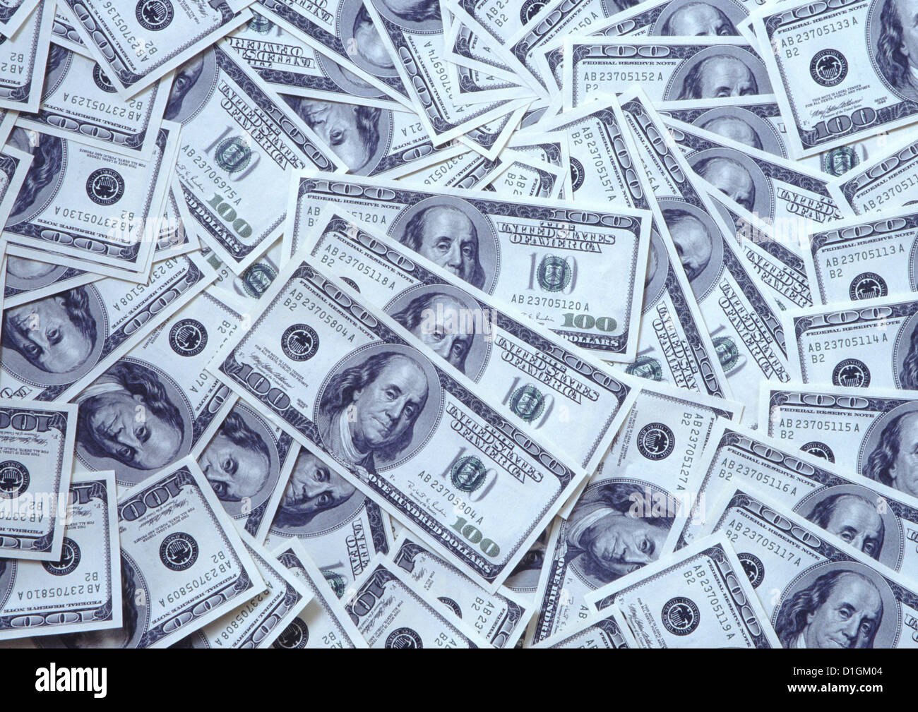 Money, 100 American dollars Stock Photo - Alamy