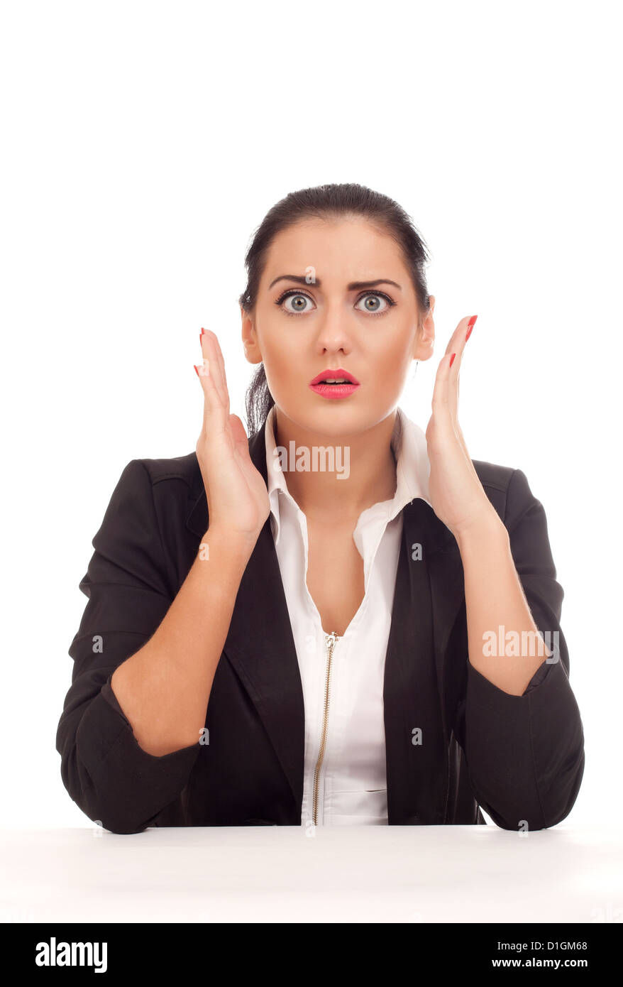 Surprised cute person hi-res stock photography and images - Alamy