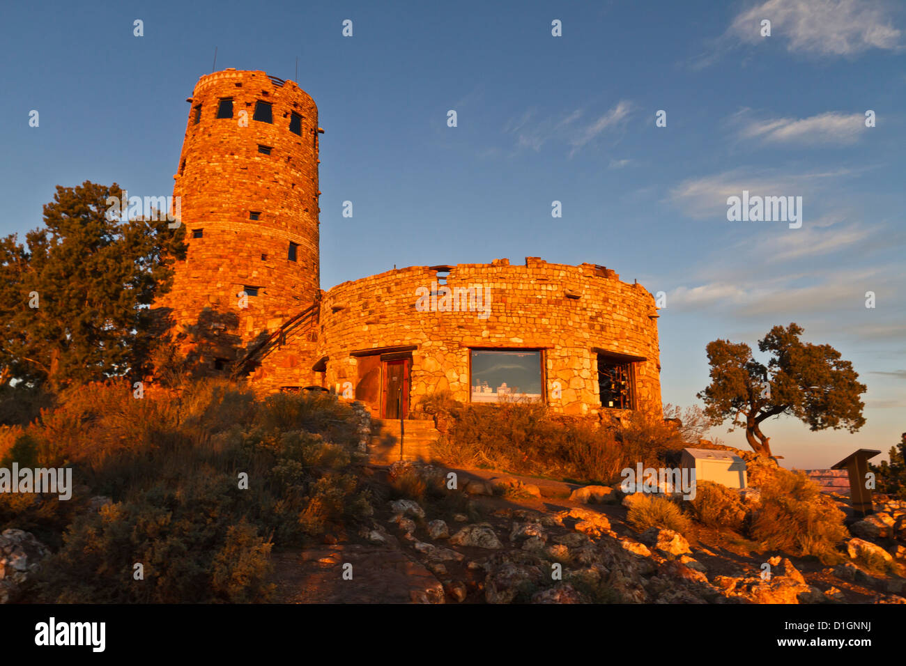 Desert View Watchtower, Grand Canyon National Park, Northern Arizona ...