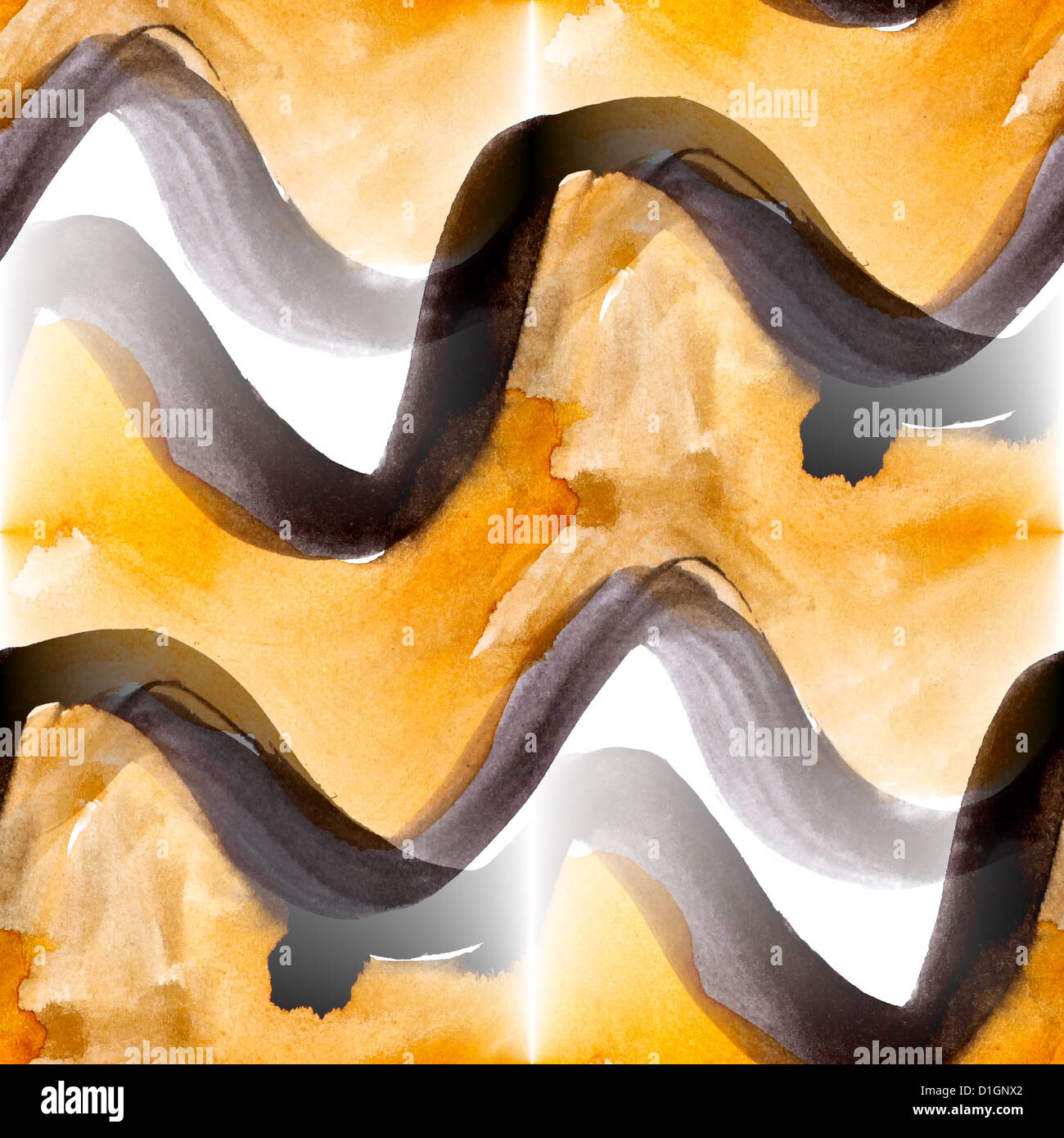 seamless background brown black abstract watercolor design ink Stock ...