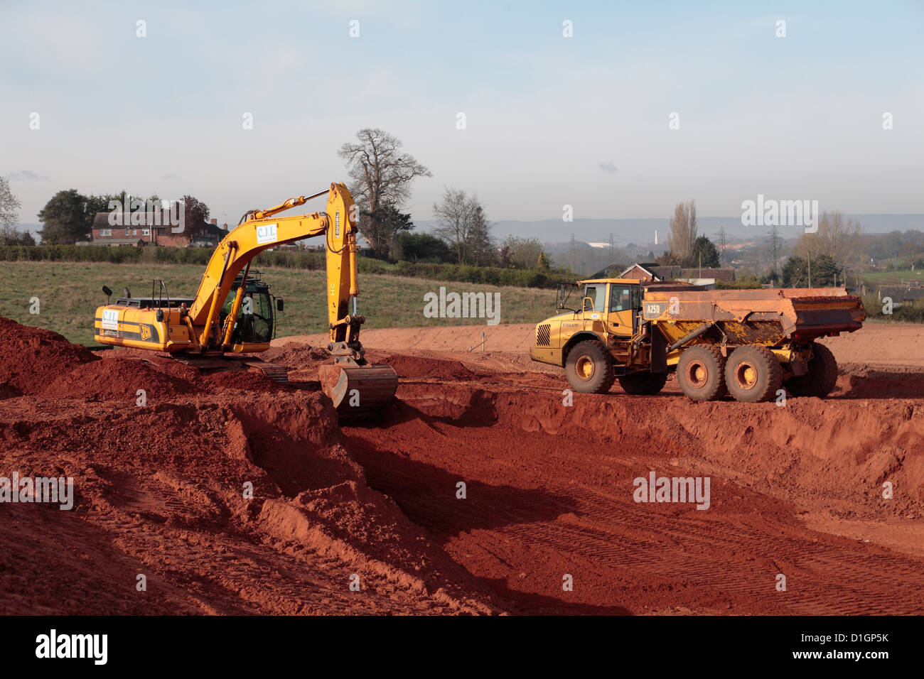 Jcb backhoe hi-res stock photography and images - Alamy