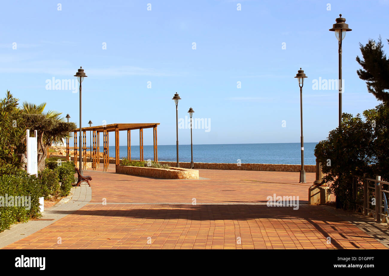 Seafront of Alcossebre, Spain Stock Photo - Alamy