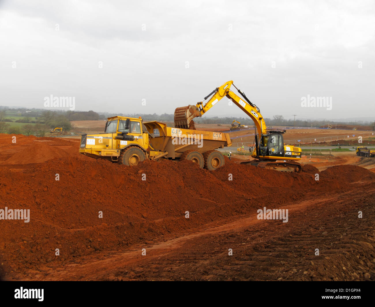 Jcb backhoe hi-res stock photography and images - Alamy