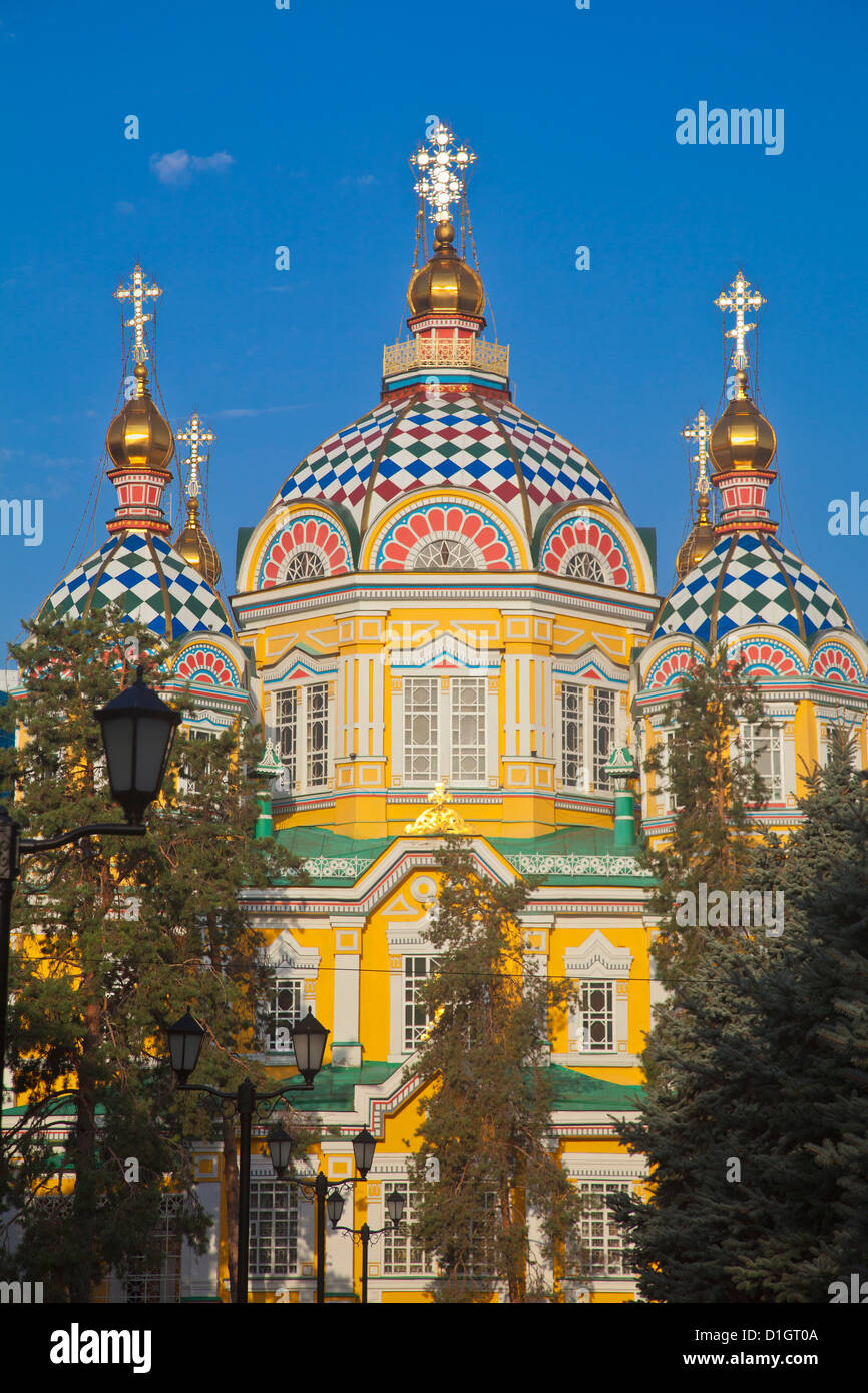 Zenkov Cathedral, built entirely of wood, Panfilov Park, Almaty ...