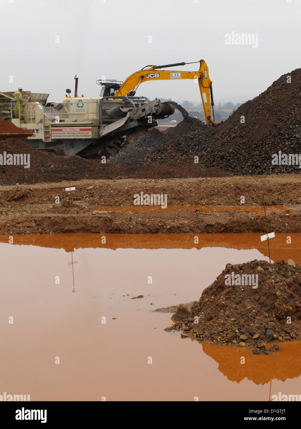 Recycled concrete aggregate hi-res stock photography and images - Alamy