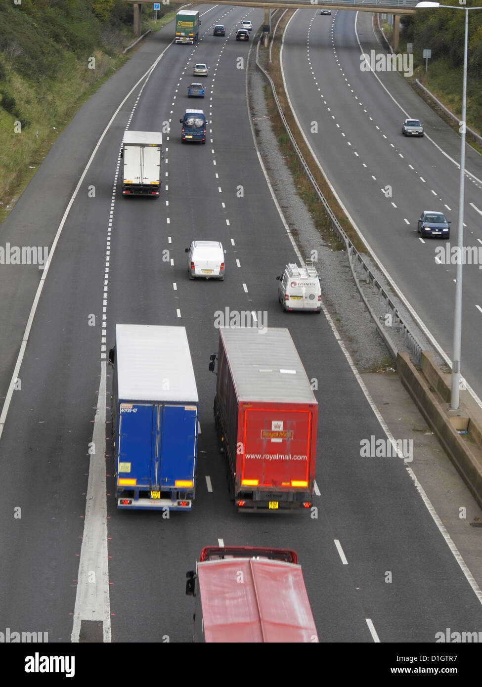 Traffic on sliproad hi-res stock photography and images - Alamy