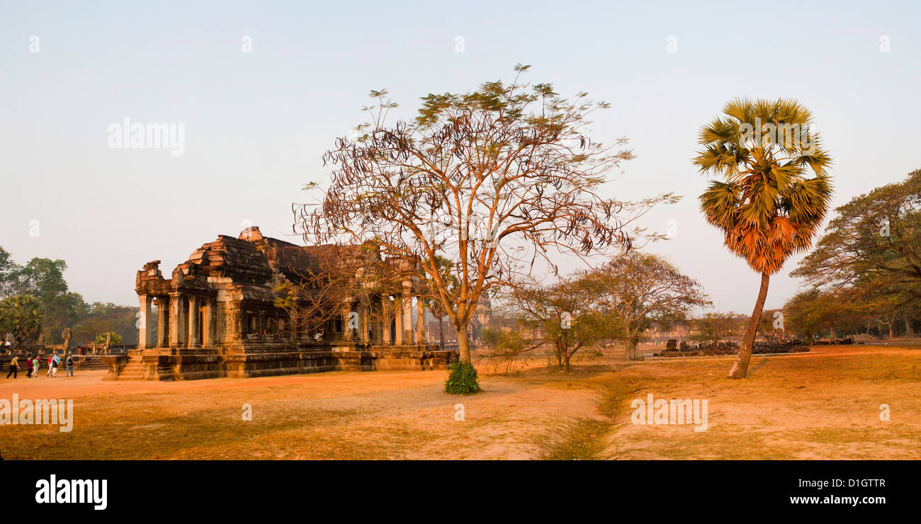 Panoramic hoto of Angkor Wat Library, Angkor Wat Temple Complex, Siem ...