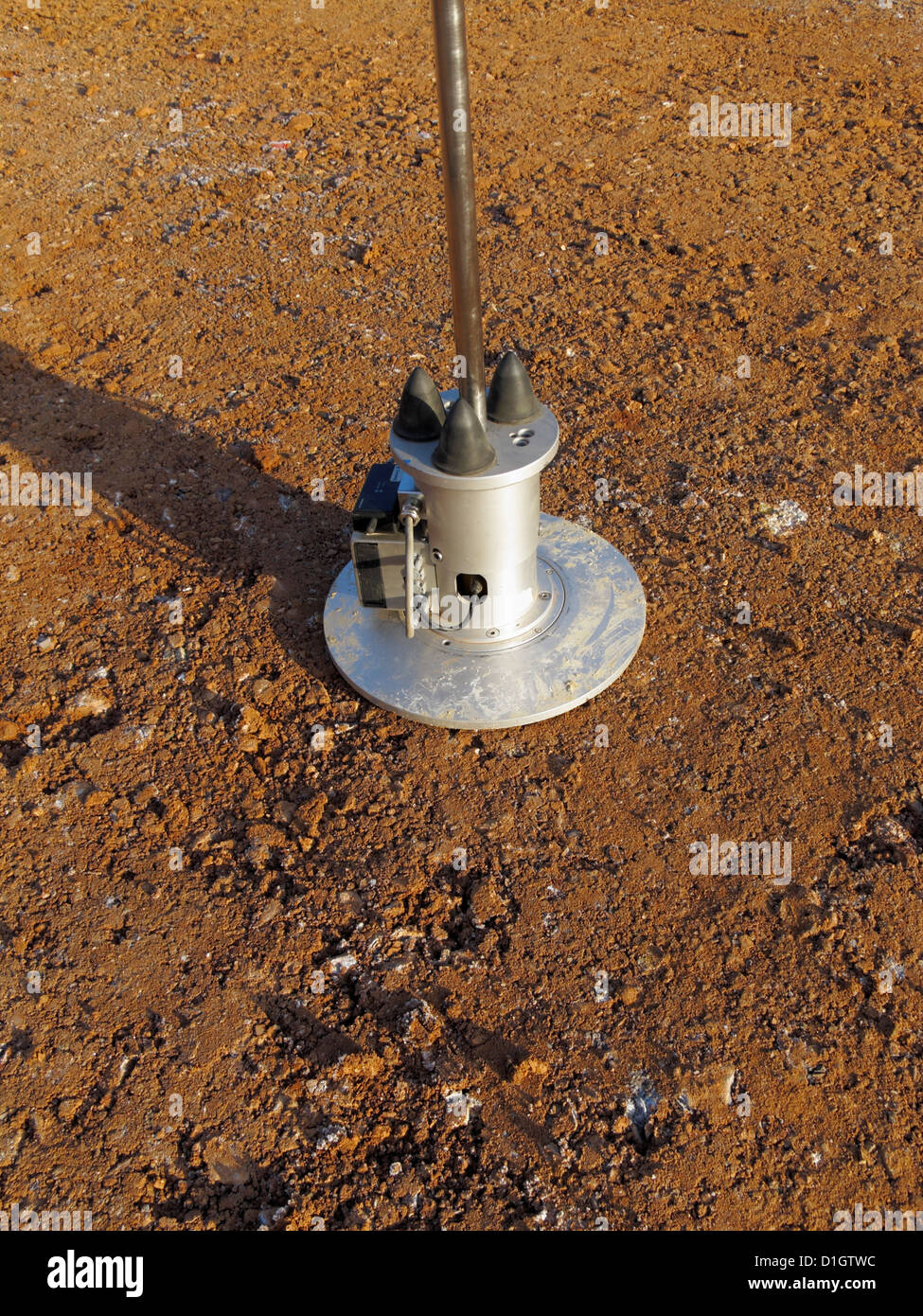 Dynamic Plate Bearing test apparatus on highway formation level road ...