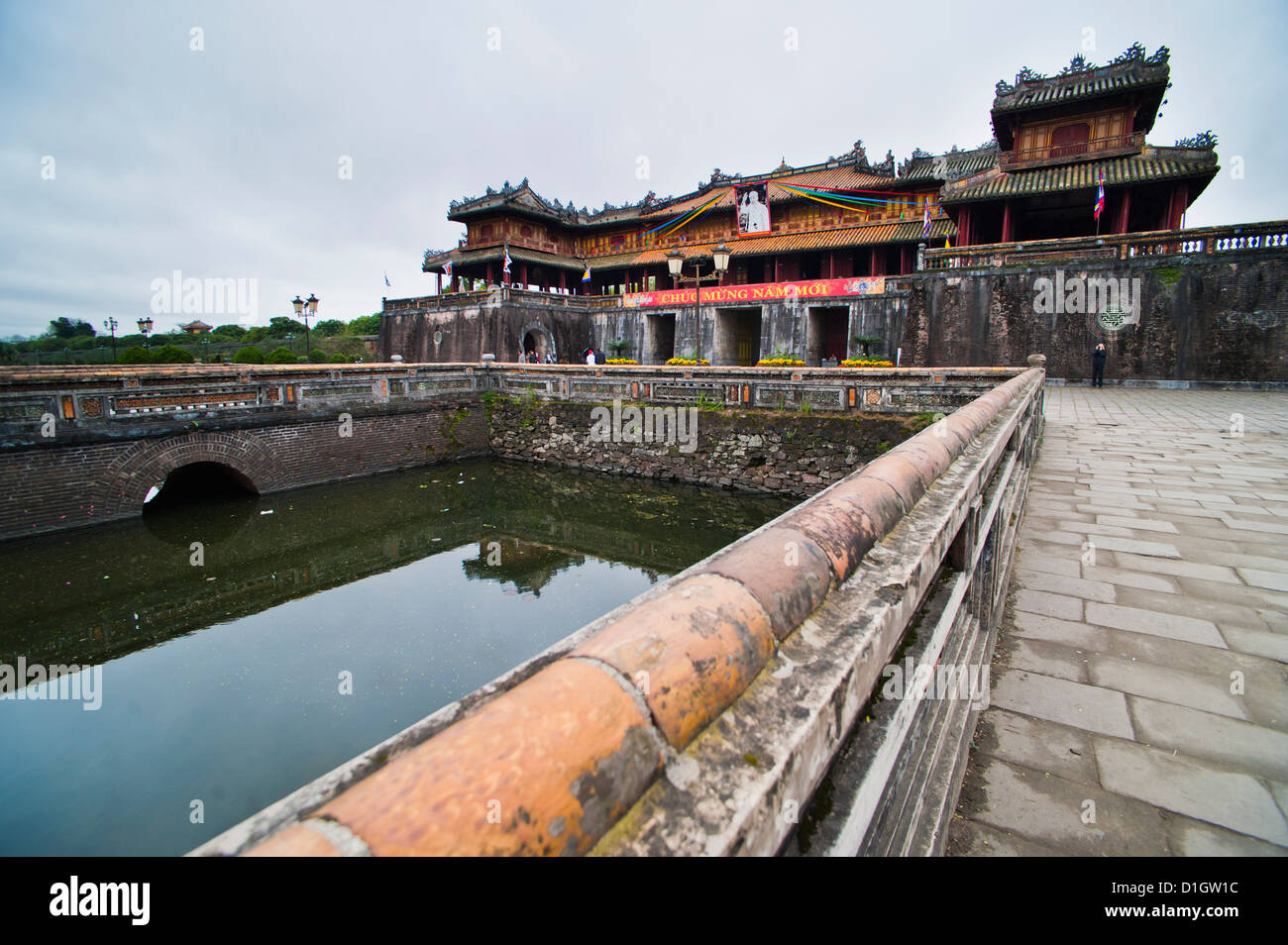 Hue Citadel Gates, The Imperial City, Hue, UNESCO World Heritage Site ...